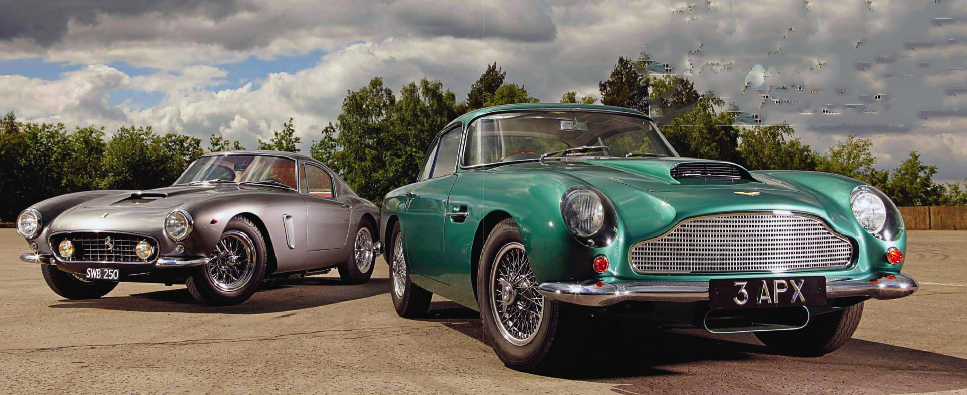 Сравнительный тест Ferrari 250GT SWB и Aston Martin DB4 GT - Drive