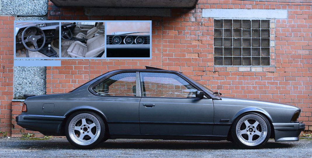 Old-school BMW E24 6-series with big V8 engine - Drive