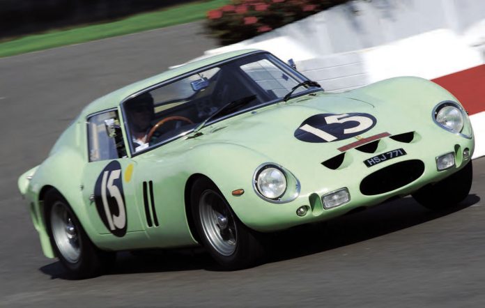 The green Ferrari 250 GTO - track test - Drive