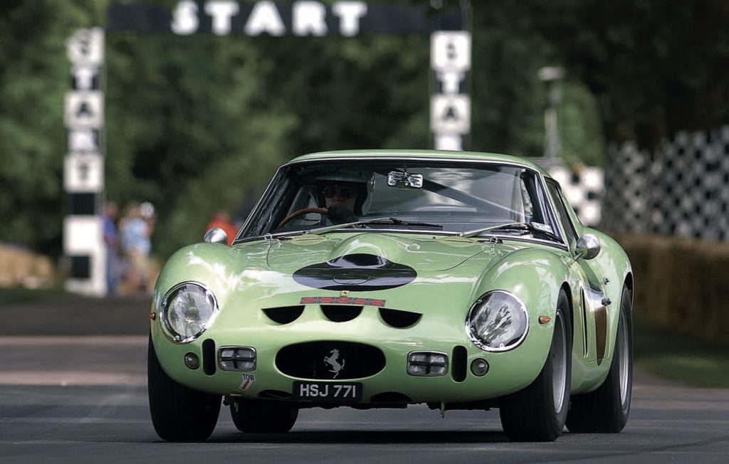 The green Ferrari 250 GTO - track test - Drive