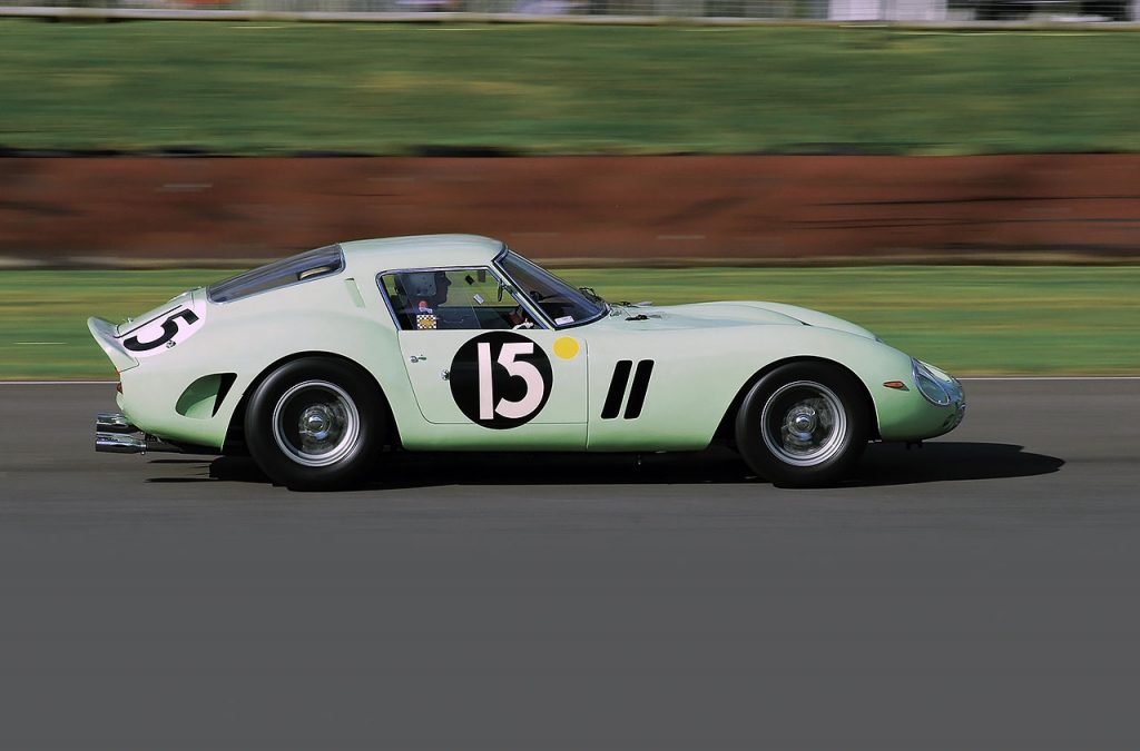 The green Ferrari 250 GTO - track test - Drive