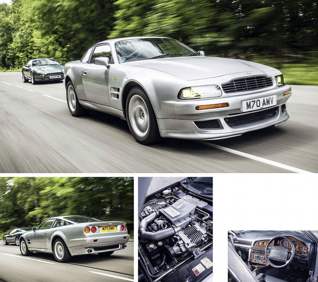 Five Astons - DB7, V8 Vantage, DB9, Vanquish and V8 - Drive