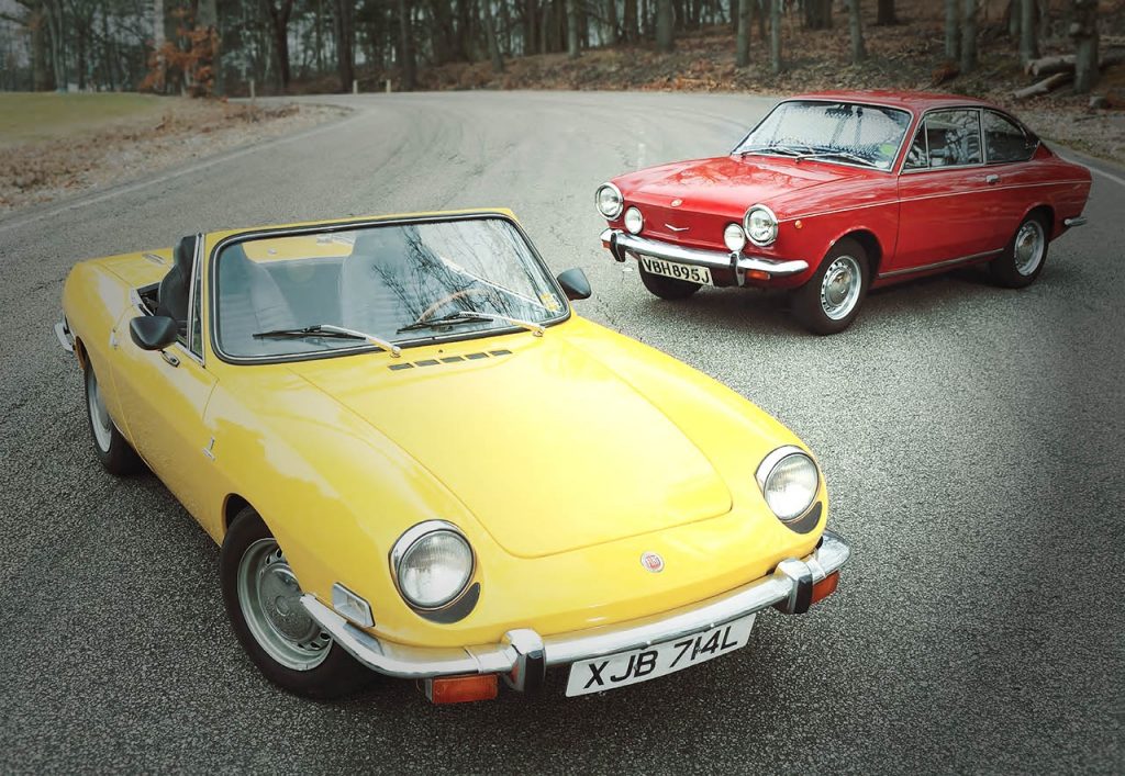 Сomparison test drive Fiat 850 Spider and Coupe Entry level sportscars ...