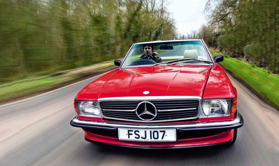 1989 SportLine Mercedes-Benz 300SL R107 - Drive