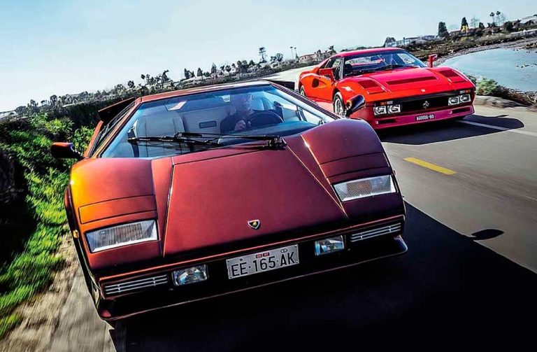 1984 Ferrari 288 GTO vs. 1986 Lamborghini Countach LP5000 QV - Drive