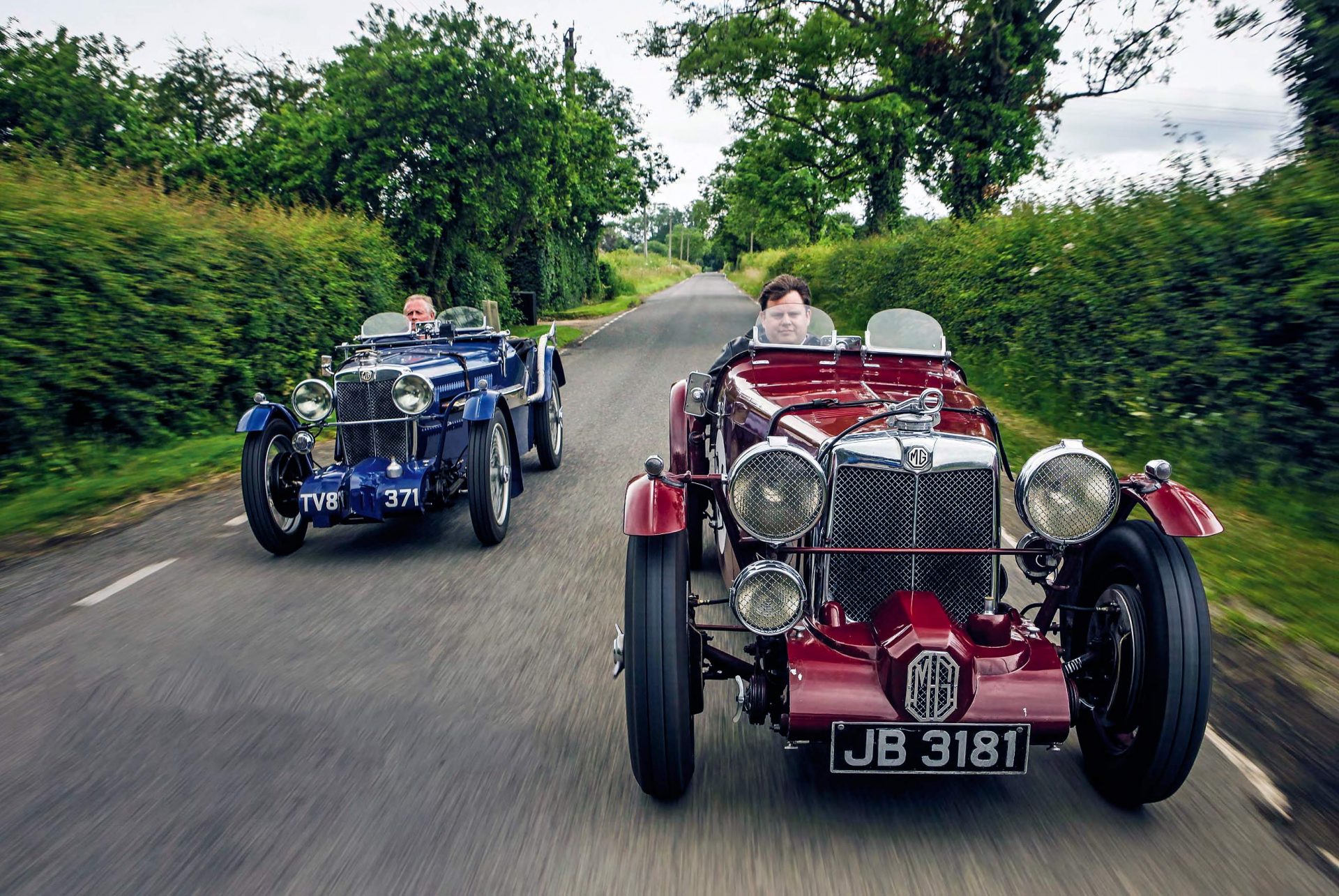 1933 MG K3 Magnette and MG J4 Midget - Drive