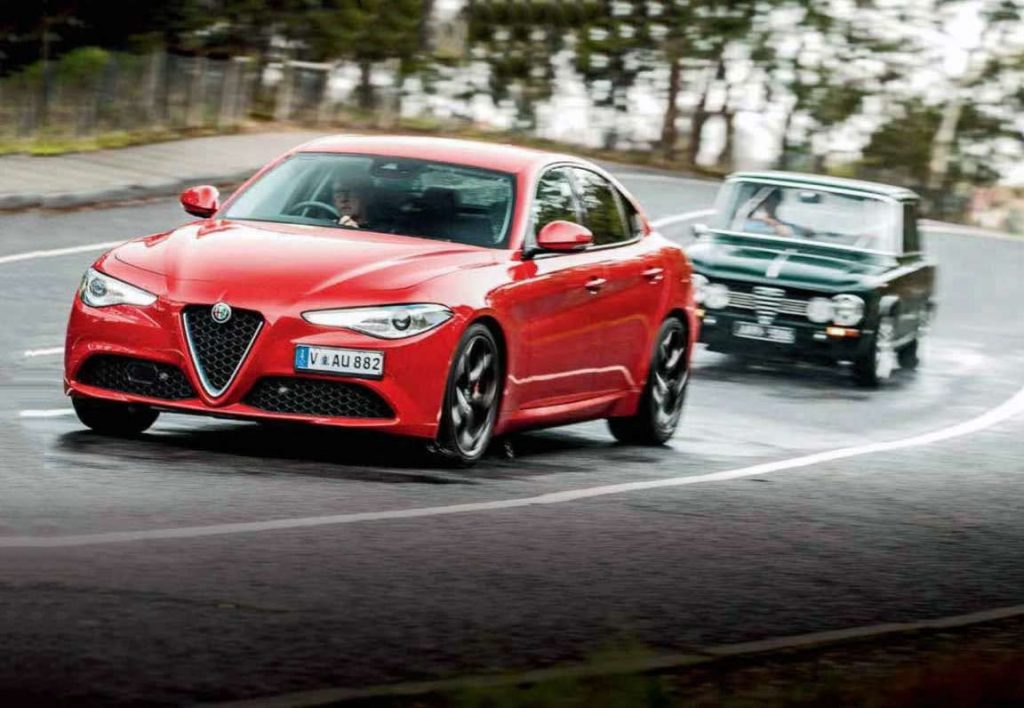 1962 Alfa Romeo Giulia Type 105 and 2018 Giulia Type 952 - Drive