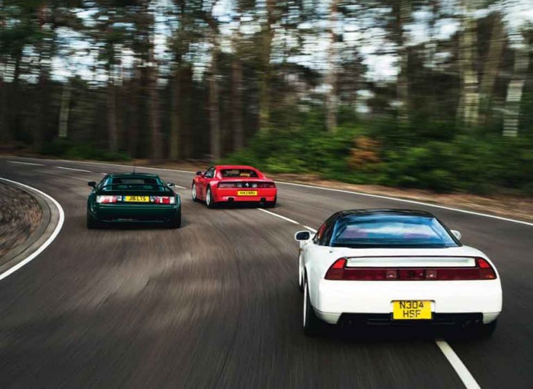 Ferrari 348ts vs. Lotus Esprit S4S and Honda NSX-R - Drive