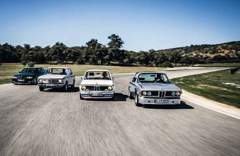 1965 BMW 1800 TI/SA Type 118 vs. 1973 BMW 2002 Turbo E20, 1973 BMW 3.0 ...